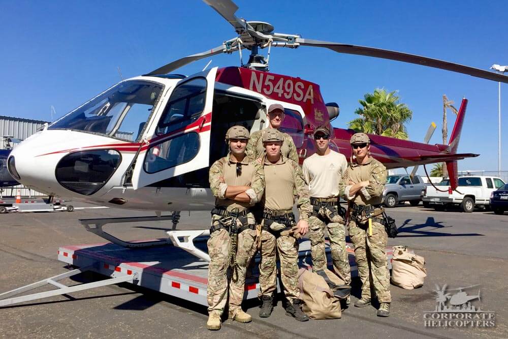 Helicopter Repelling Mission - Corporate Helicopters