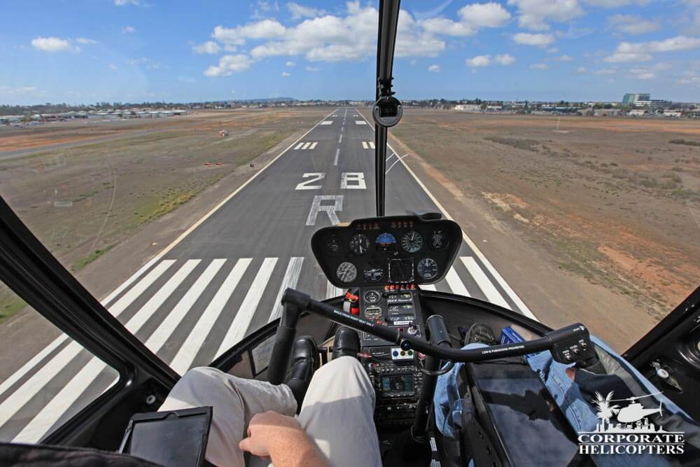 Helicopter flight training school / lessons in Southern California