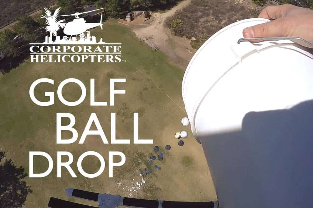 Golf Ball Drop by Helicopter at St. Michael's School in Poway ...